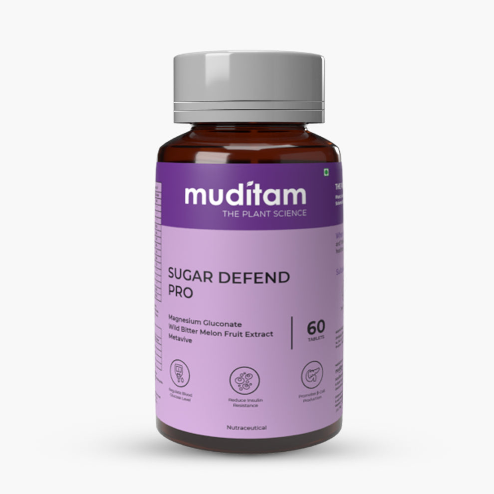 Buy Diabetes Control Sugar Tablet | Sugar Defend PRO - Muditam Ayurveda